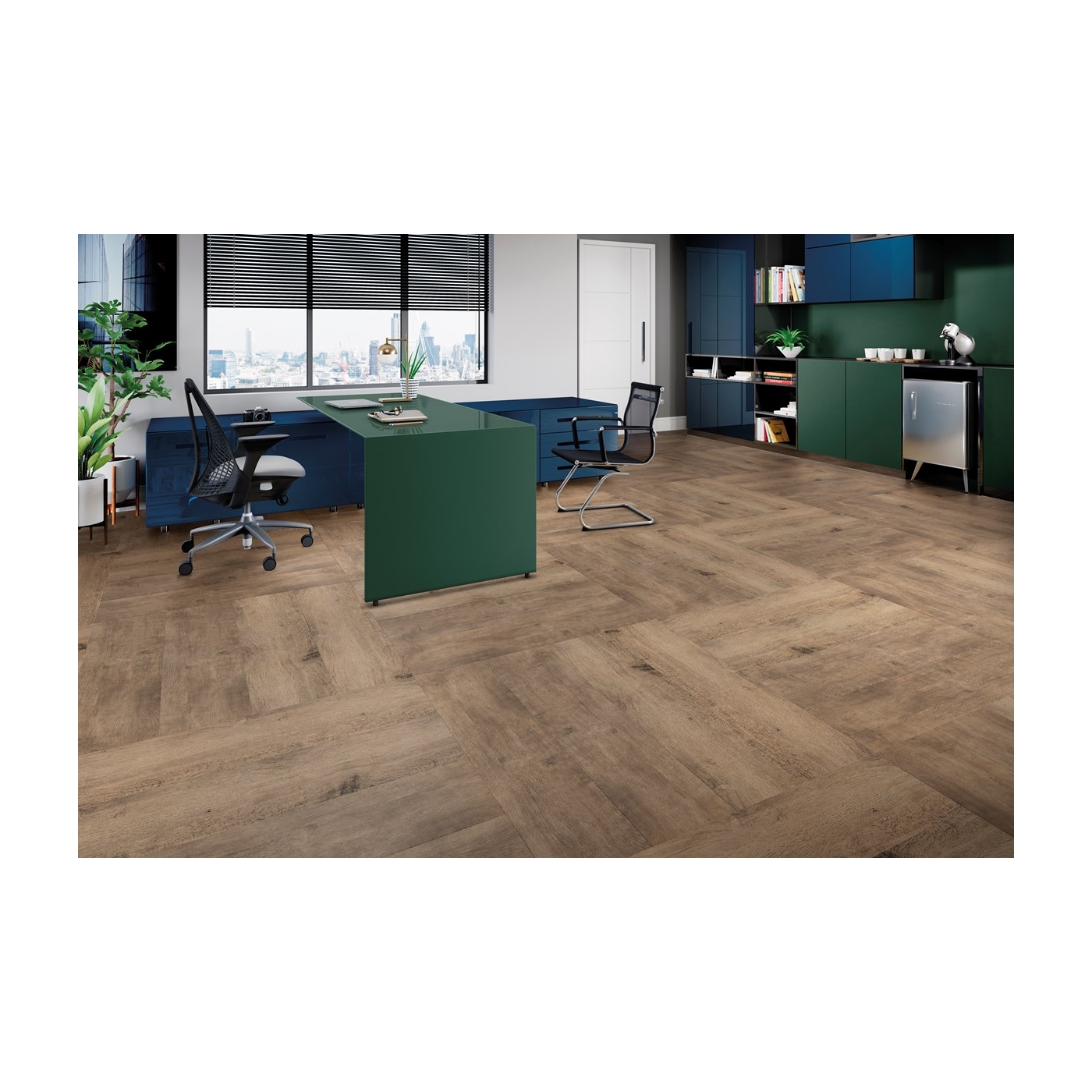 Piso Vinílico Eucafloor LVT Working 3mm x 1.219,2 x 228,6 mm (m² ...
