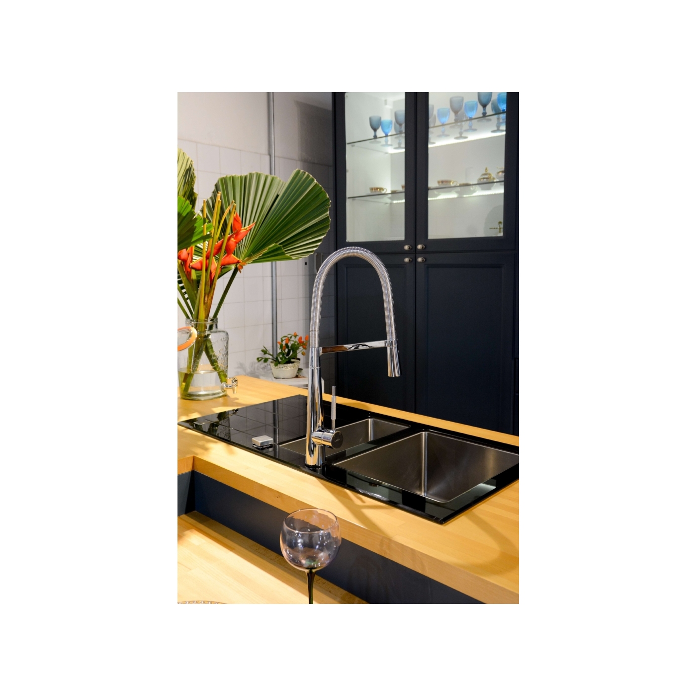 Misturador Monocomando Gourmet c/ Mangueira Removível Lexxa Bagno ...